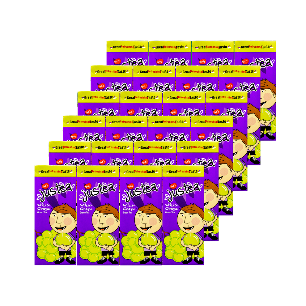 JUSTEA TETRAPACK WHITE GRAPE (250ML x 24) CARTON – HezomXpress Online